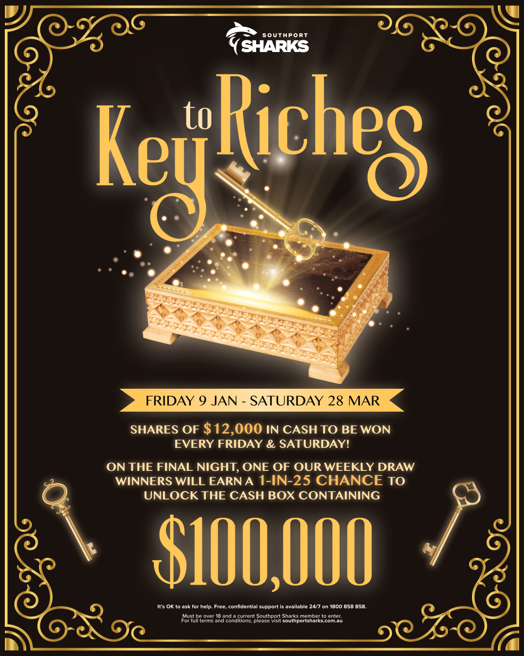 Key to Riches - Southport Sharks